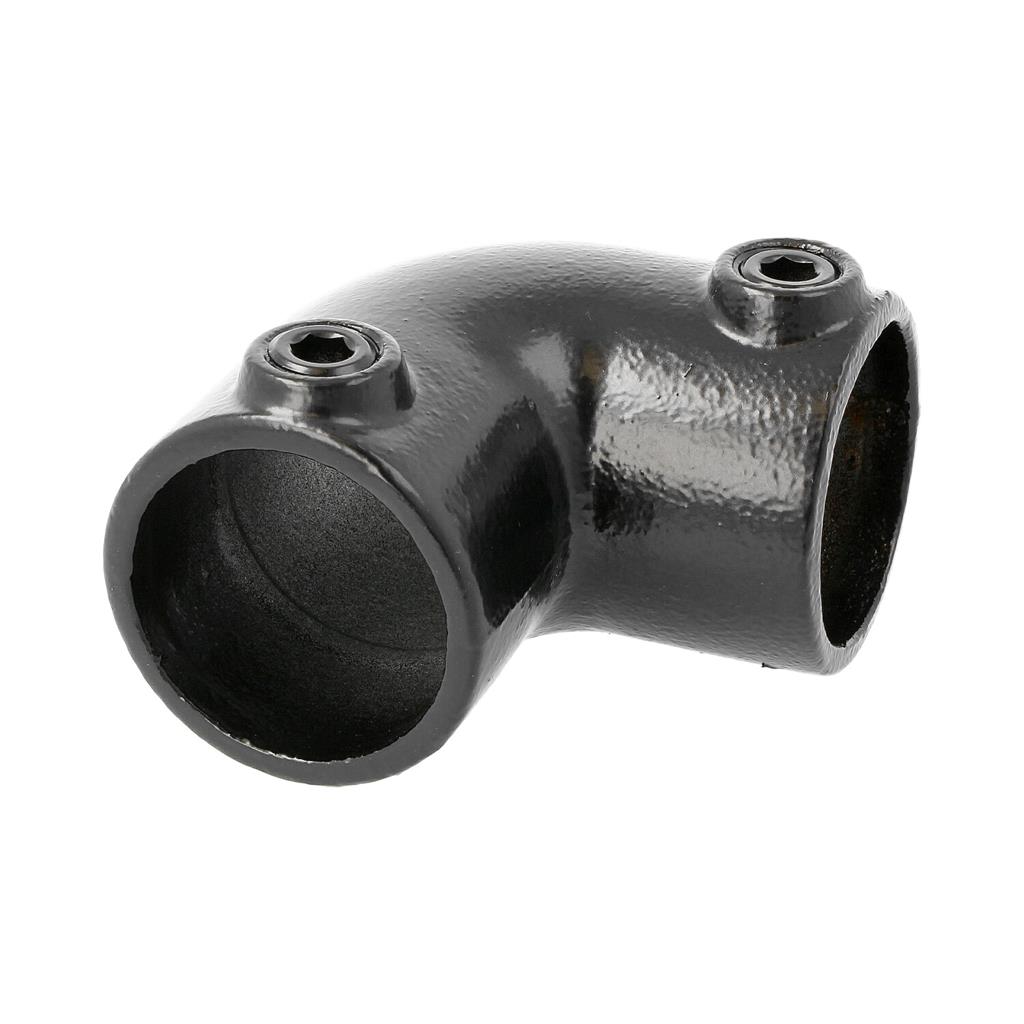 Pipe Clamp 90 Deg Elbow Pipe Clamp 90 Deg Elbow (Black) - Multitechnic AS