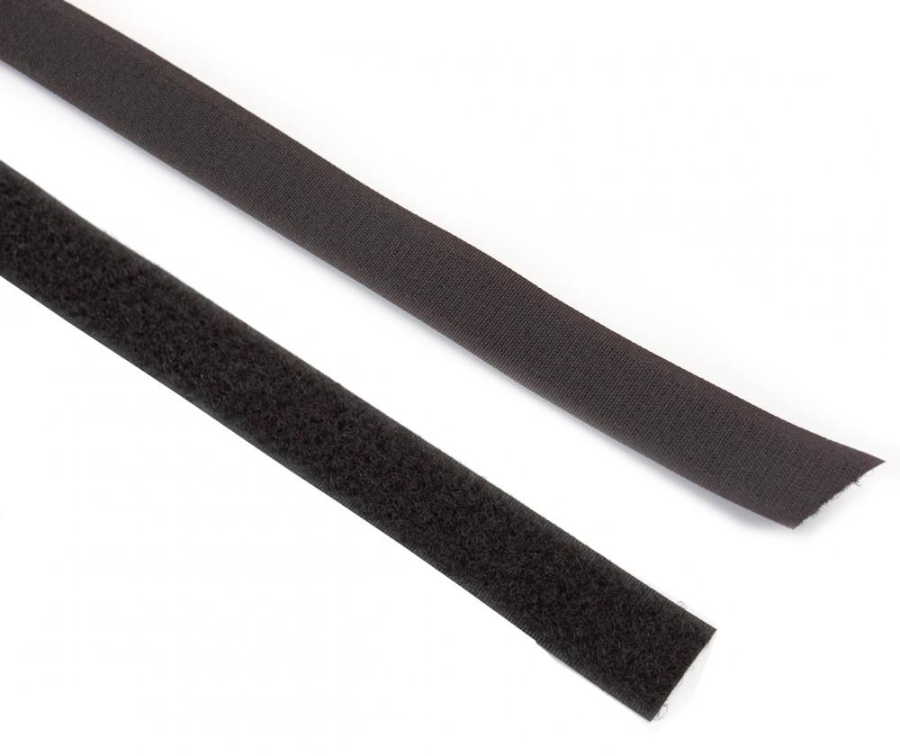 Velcro non-adhesive loop fastener 25 m x 20 mm black - Multitechnic AS