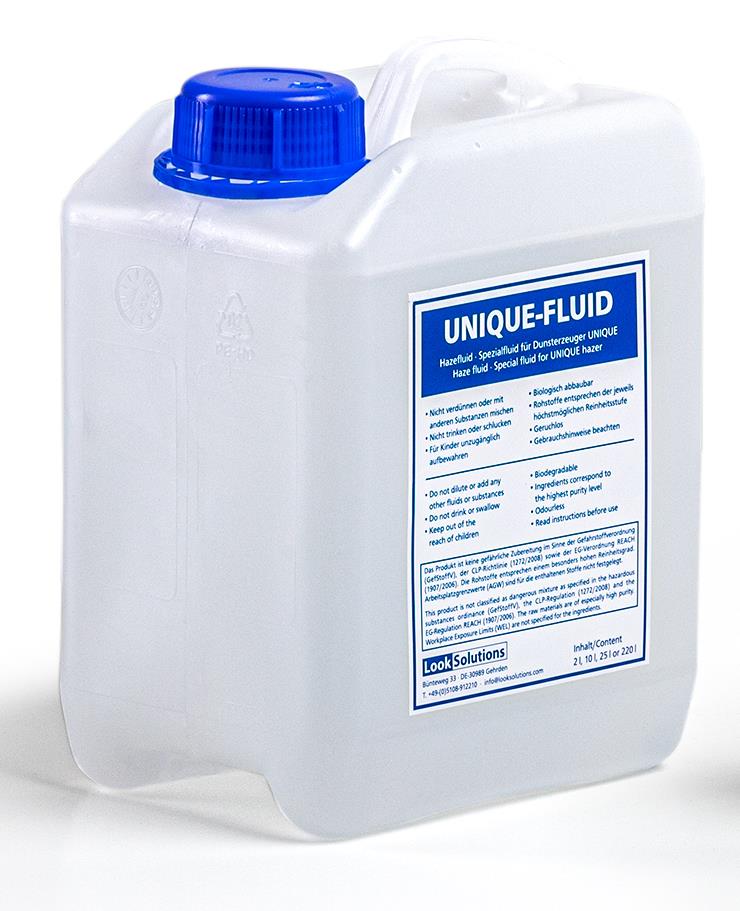 UNIQUE-FLUID, Canister with 2 L Special fluid for Unique haze generator ...
