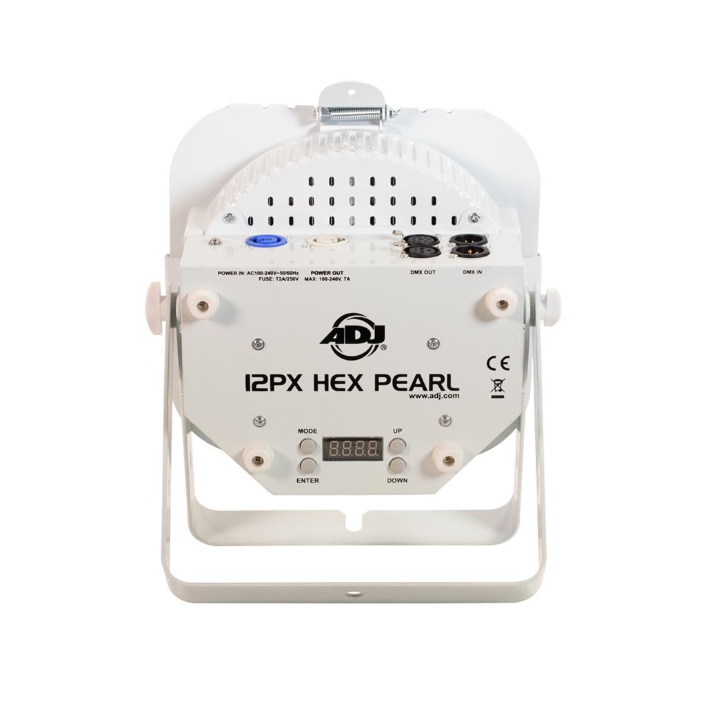 12PX HEX Pearl White LED Par fixture - Multitechnic AS
