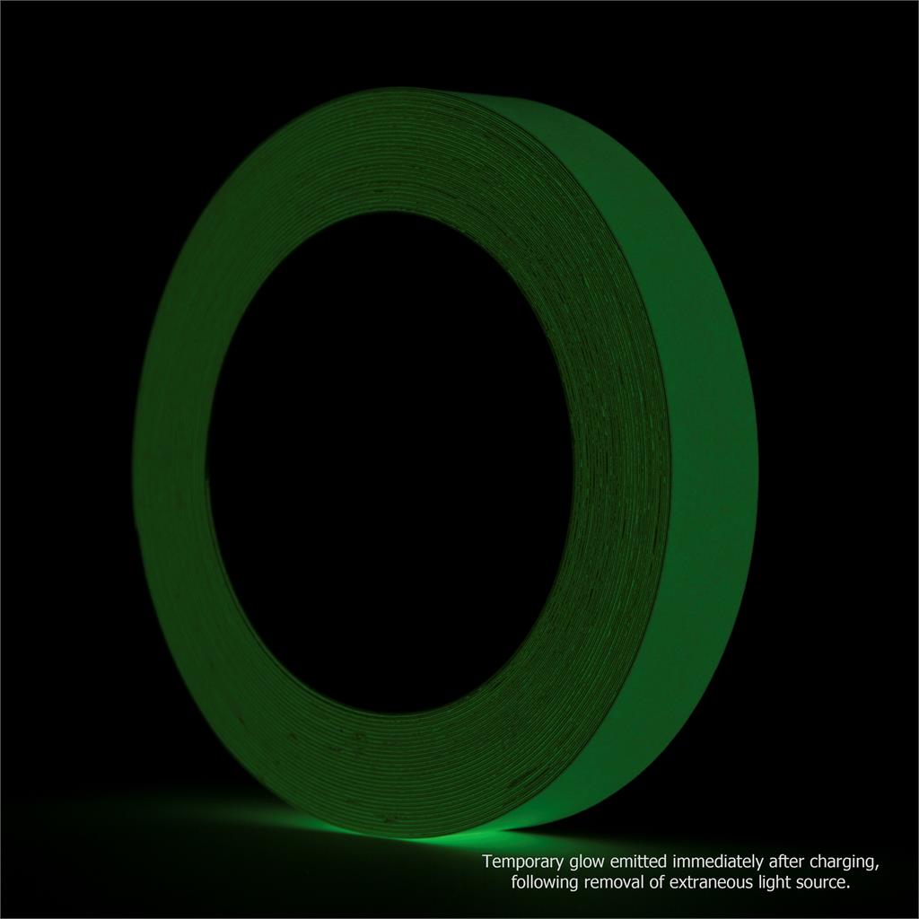 Photoluminescent ‘Glow’ Tape Glow in the dark tape 20mmx10m ...