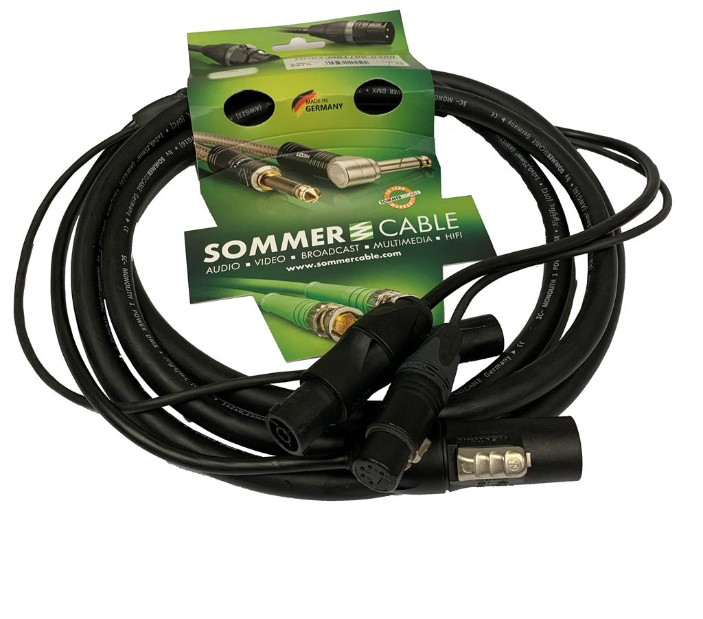 DMX + PowerCon True 1 Hybrid Hybrid Multicore Monolith Link ...