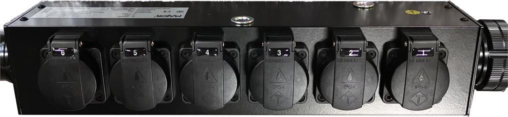 Soca breakout distribution box Major Socapex in/out True 1 & schuko out ...